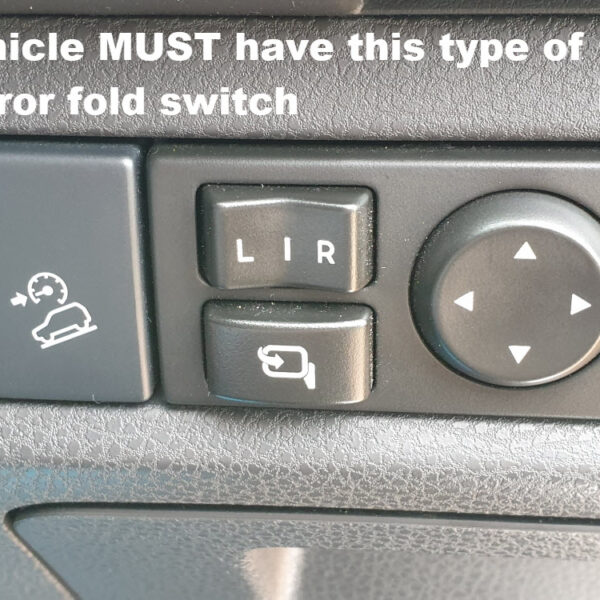 Auto Folding Mirror Module Suits MY21-22 MU-X - Trac Electronics