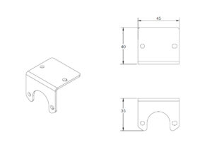Cable Mounting Brackets (quick release sockets) - Trac Electronics