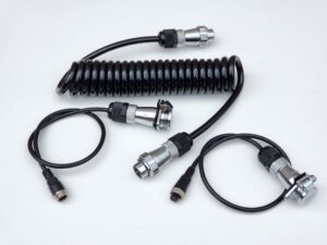 Heavy Duty Quick Release Coiled Cable - Trac Electronics