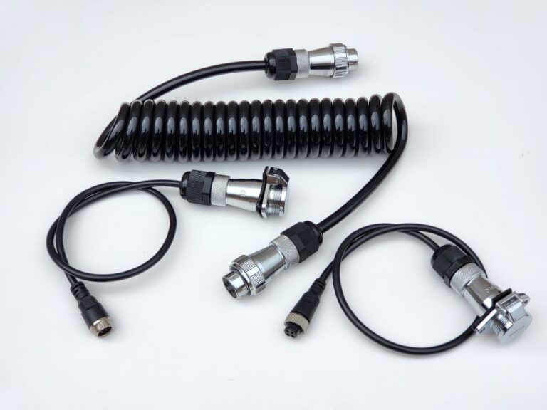 Heavy Duty Quick Release Coiled Cable - Trac Electronics